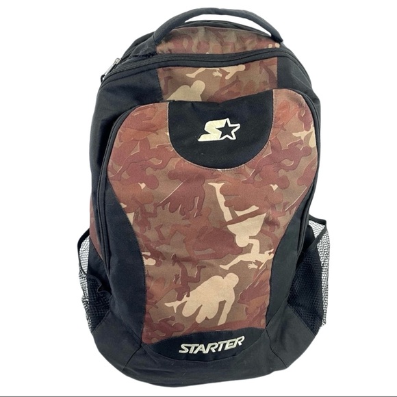 STARTER | Bags | Starter Runner Graphic Black Backpack With Running ...